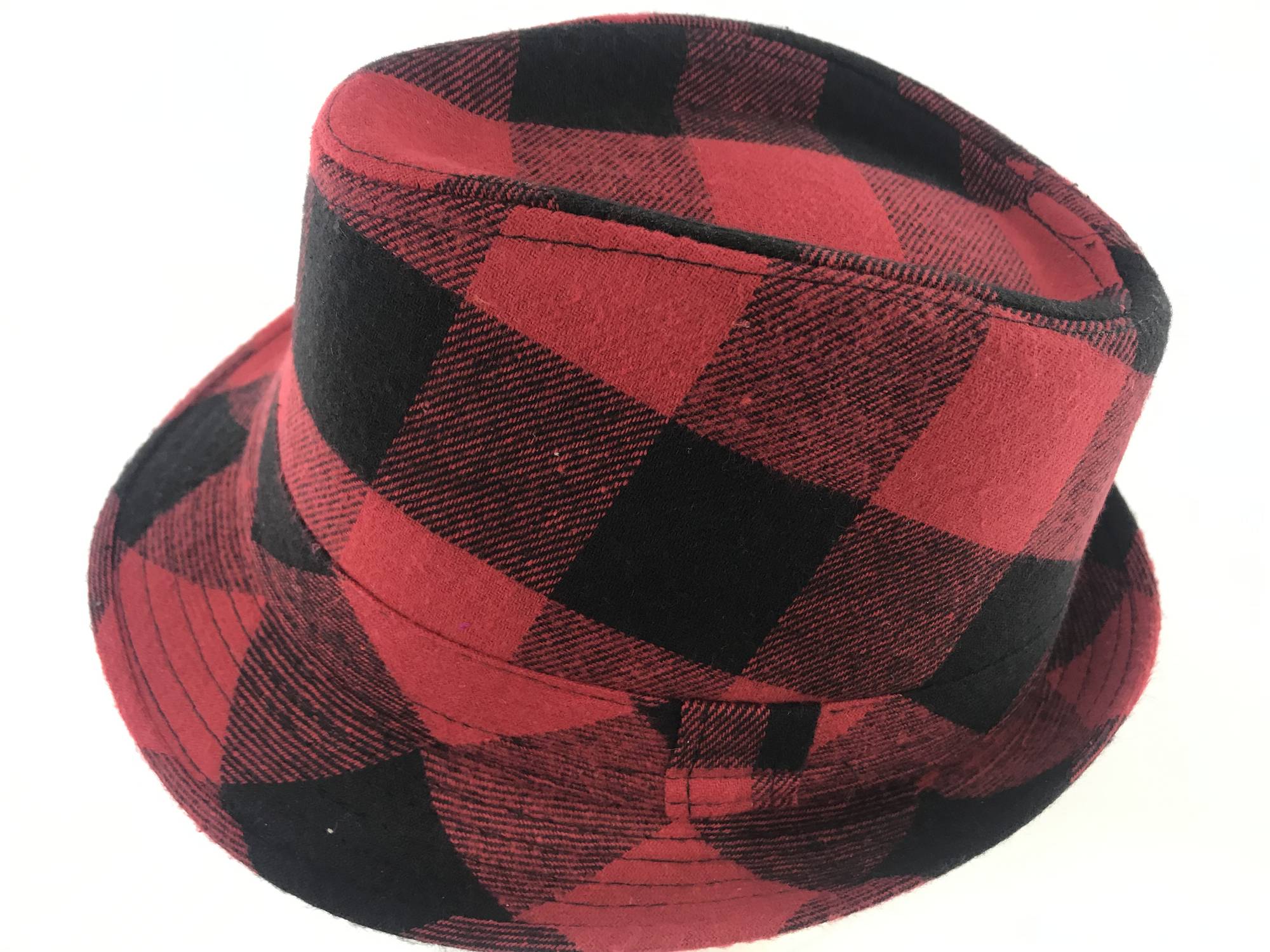 Hattu punamusta ruutu hattu - Leatherheaven.com verkkokauppa