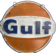 Peltikyltti GULF retro logo 30x30cm Pelti taulu gulf - Leatherheaven ...