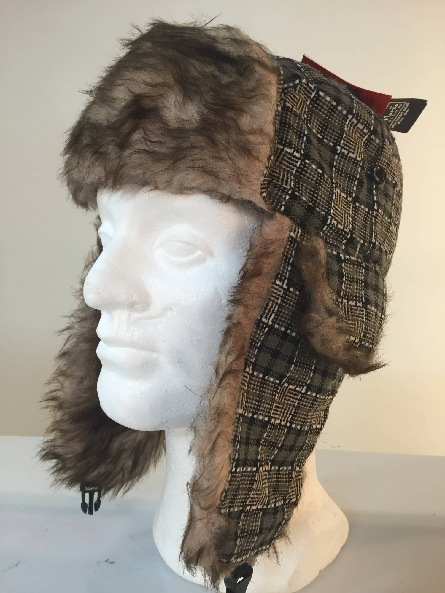 Karvalakki,vihreä ruudullinen - Leatherheaven.com verkkokauppa