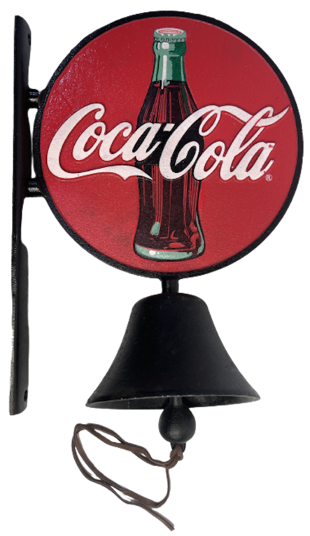 Valurauta kello Coca Cola seinä 35cm x 14 x 25 cm painavaa tavaraa ...