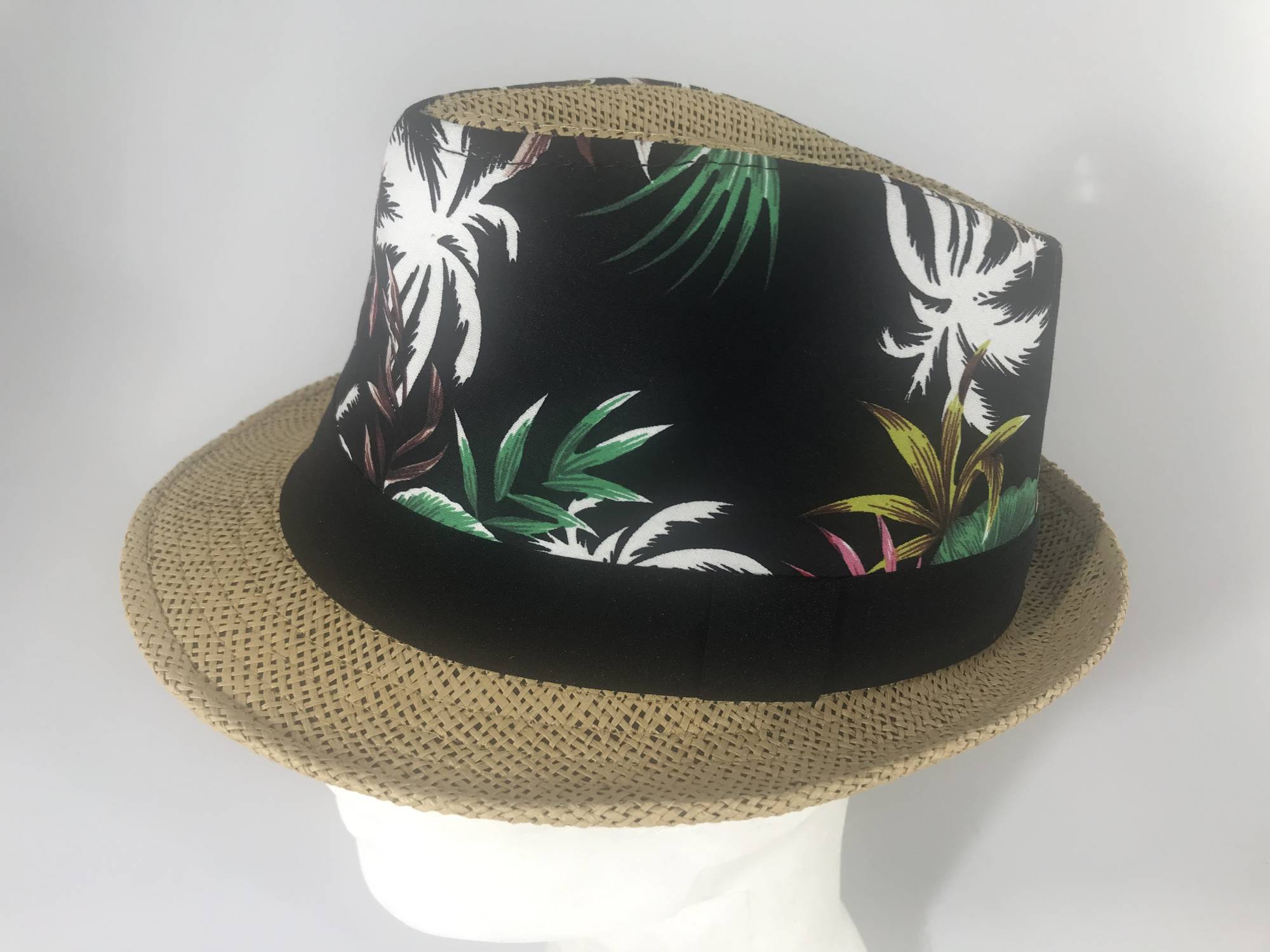 Hattu Hawai ruskea palmuhattu - Leatherheaven.com verkkokauppa