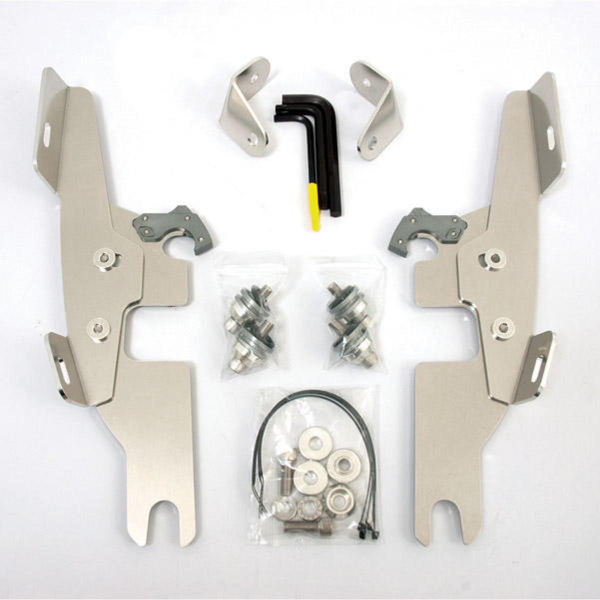 MOUNTING KIT TRIGGER-LOCK BATWING-FAIRING POLISHED - Leatherheaven.com ...