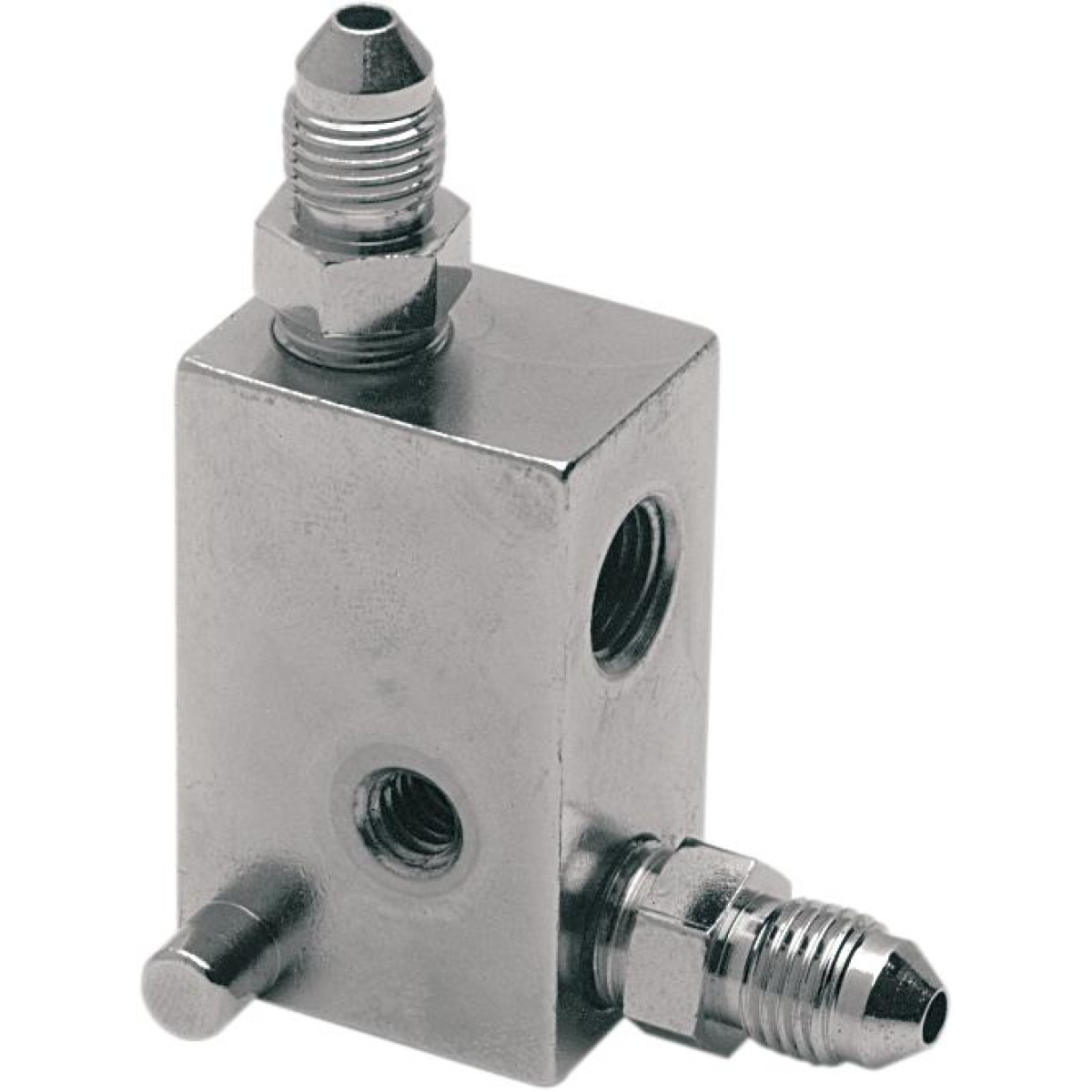 REAR BRAKE-TEE W/ BRAKELIGHT-SWITCH HOLE CHROME - Leatherheaven.com ...