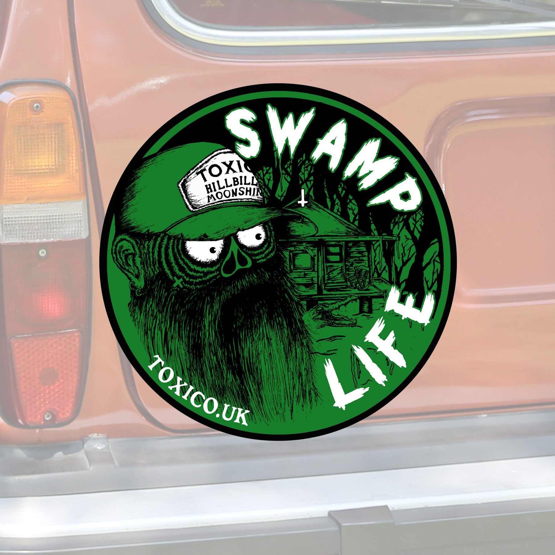Tarra, Swamp Life Swamp Life Sticker - Leatherheaven.com verkkokauppa