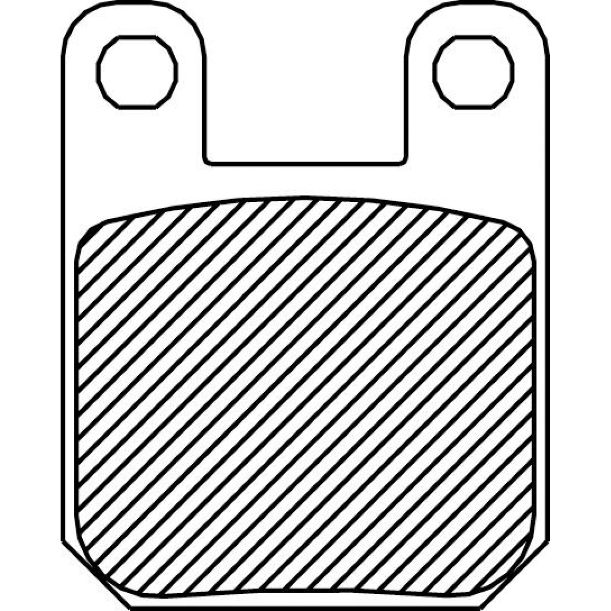 BRAKE PAD ORGANIC GMA F-CALIPER/ PM 125X4/S/SL - Leatherheaven.com ...