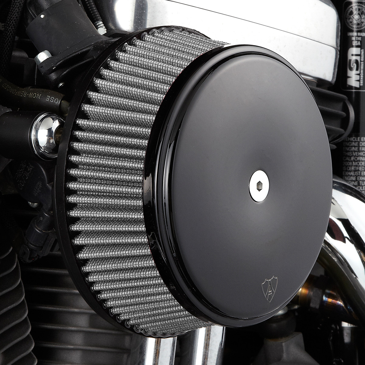AIR FILTER KIT BIG SUCKER STAGE 1 SMOOTH WITH SYNTHETIC AIR FILTER WITH ...