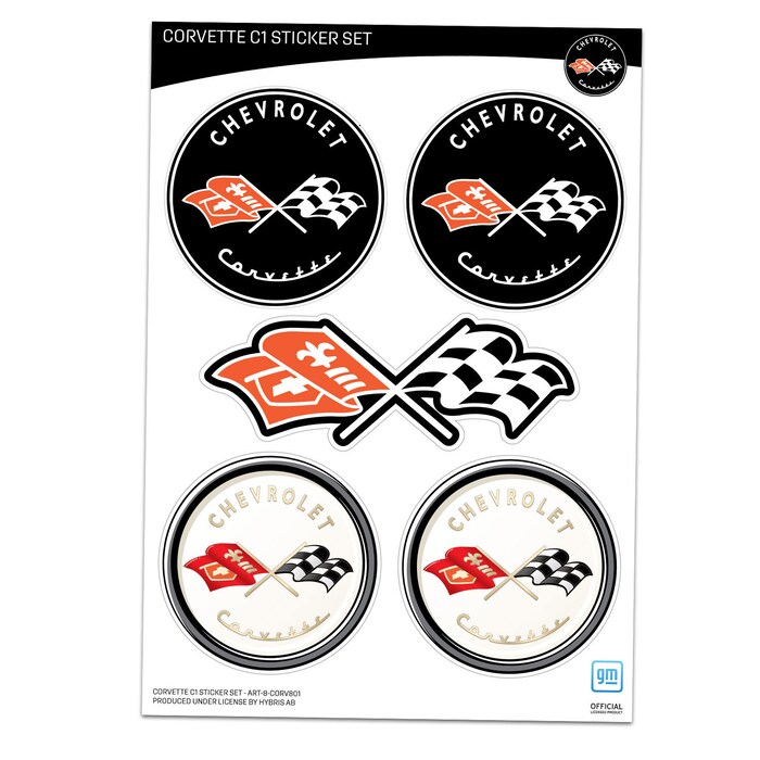 Tarra-arkki, Corvette C1 Corvette C1 Sticker Set - Leatherheaven.com ...