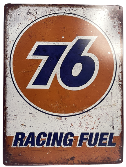 Peltikyltti 76 racing fuel Pelti taulu 40x30cm 76 racing fuel ...