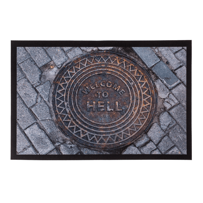 Matto Manhole Cover Outdoor Floor Mat 40 x 60 cm - Leatherheaven.com ...
