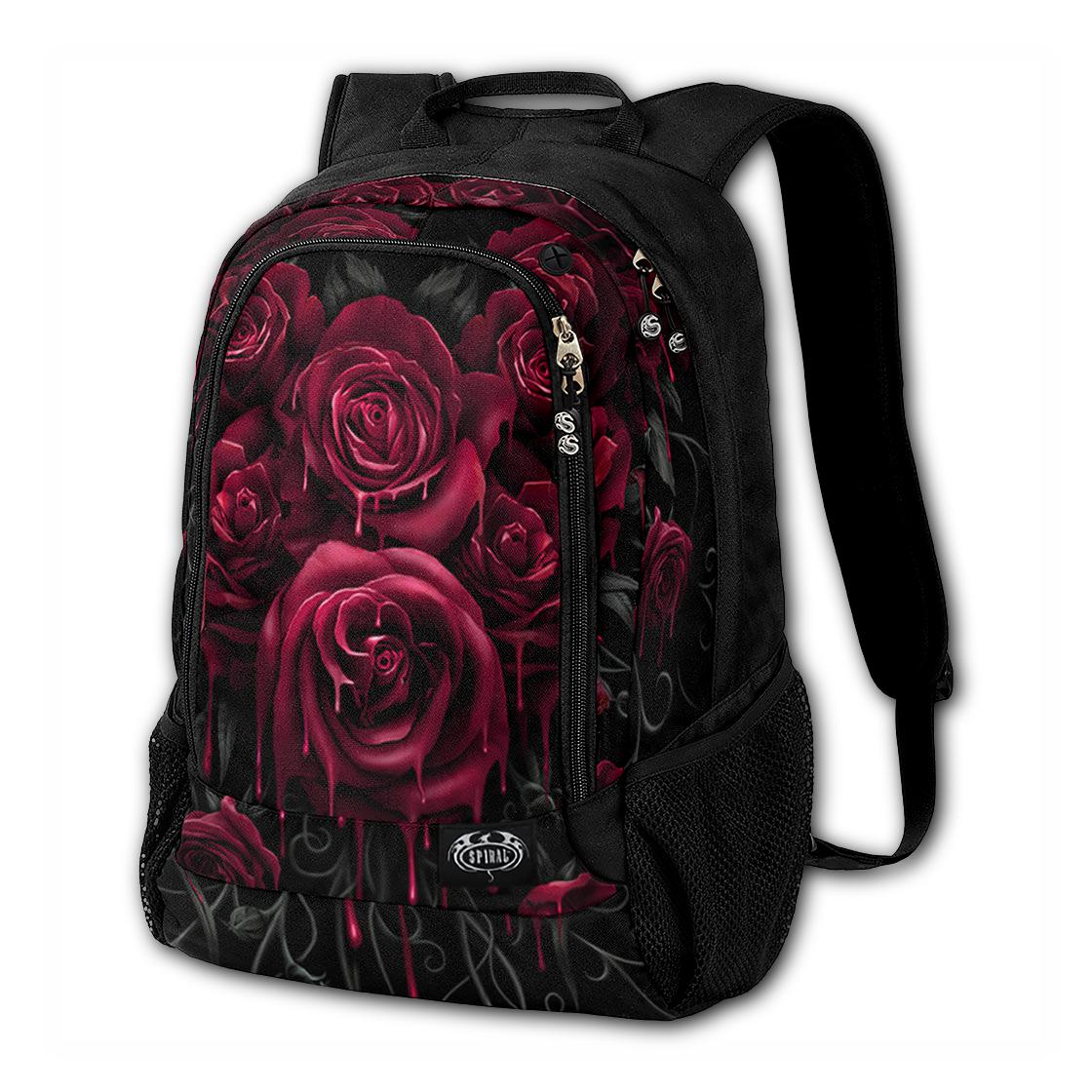 Reppu Spiral Blood Rose läppäritaskulla - Leatherheaven.com verkkokauppa