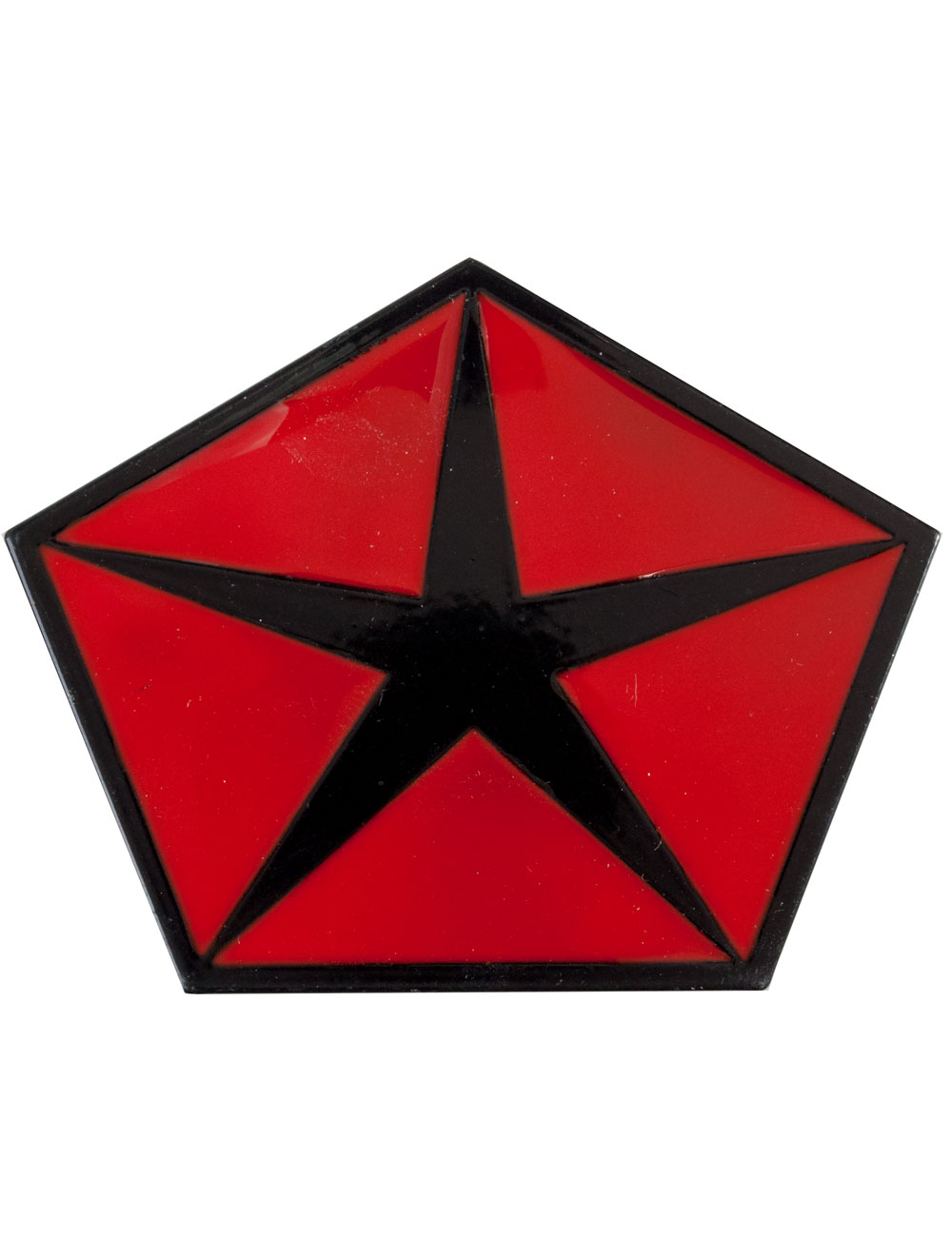 Vyönsolki, Chrysler star, punainen - Leatherheaven.com verkkokauppa